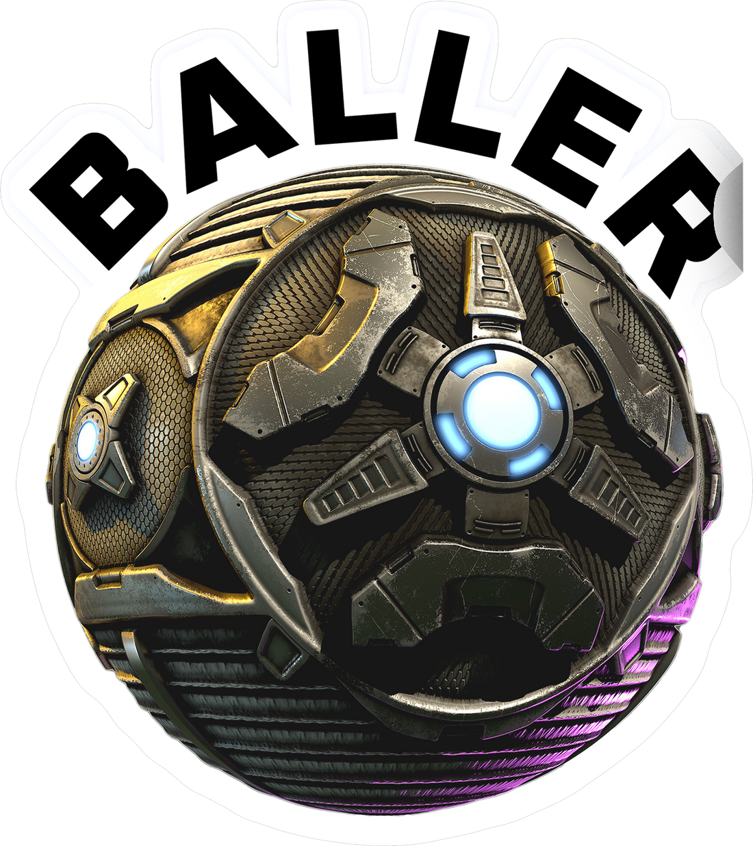 BALLER Sticker – channel3gg